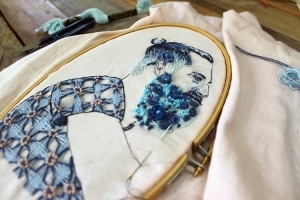 Embroidery Artist Creates Detailed Portraits Made From Thread