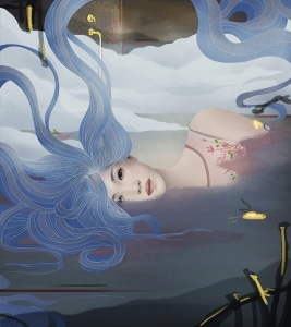 Artist Illustrates Folklore Inspired Mythical Goddesses in Surreal Settings