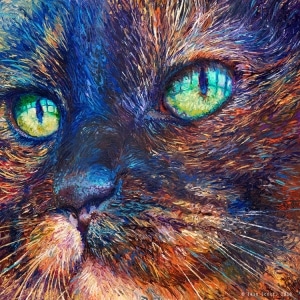 Finger Painting Artist Uses Childhood Technique in Vibrant Works of Art