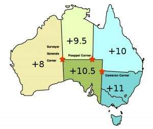Three Time Zone Areas Explored with a Look at Multiple Time Zone Maps