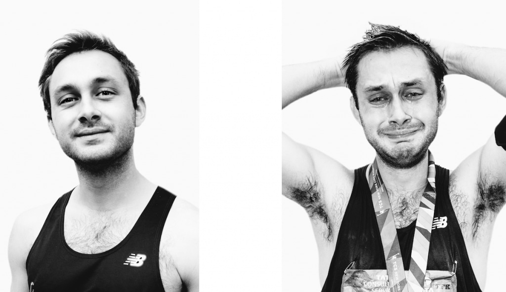 Photographer Captures NYC Marathon Runners Before and After the Race