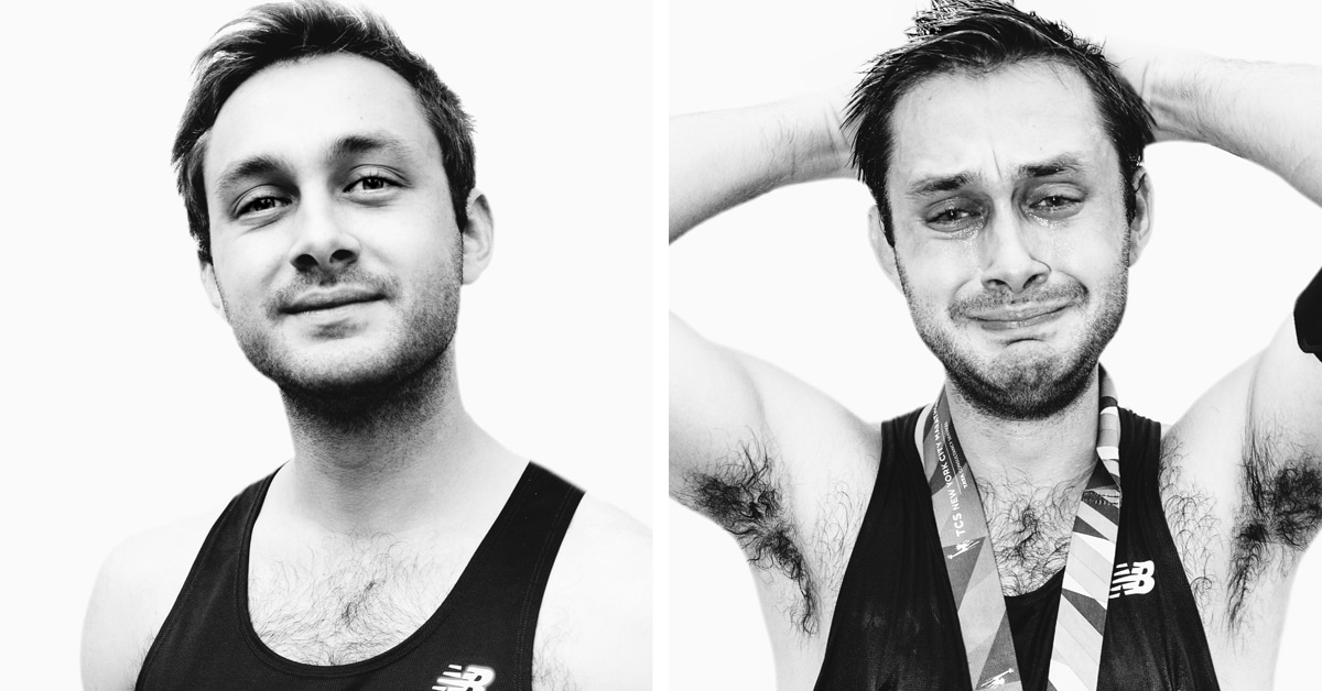 Photographer Captures NYC Marathon Runners Before and After the Race