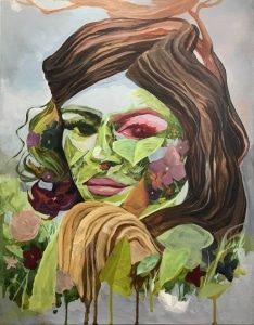 Female Portrait Series by BK the Artist Explores Concept of Mother Earth