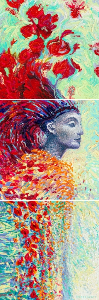 Iris Scott’s Solo Show Features New “Cosmic Patchwork” Finger Paintings ...