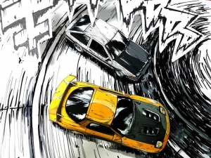 Artist Recreates Classic Manga Art as Optical Illusion Diorama