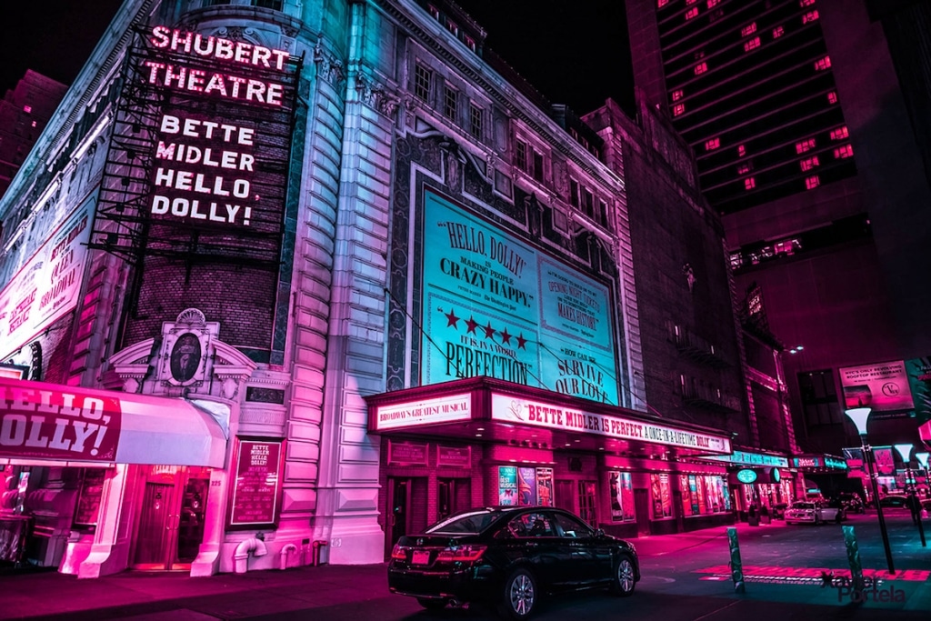 Vibrant Nighttime Photos of Times Square's Neon Lights by Xavier Portela