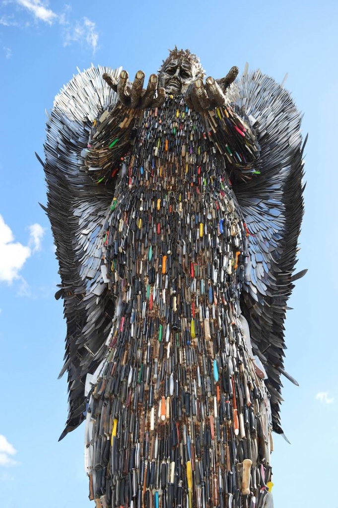 Artwork Made from Over 100,000 Knives is a Stand Against Knife Violence
