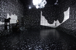 Artists Create Projection Mapping Light Installation with Fifty Disco Balls