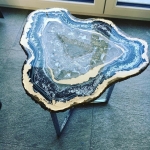 Geode Table Series by Mrs Colorberry Captures the Beauty of Crystals