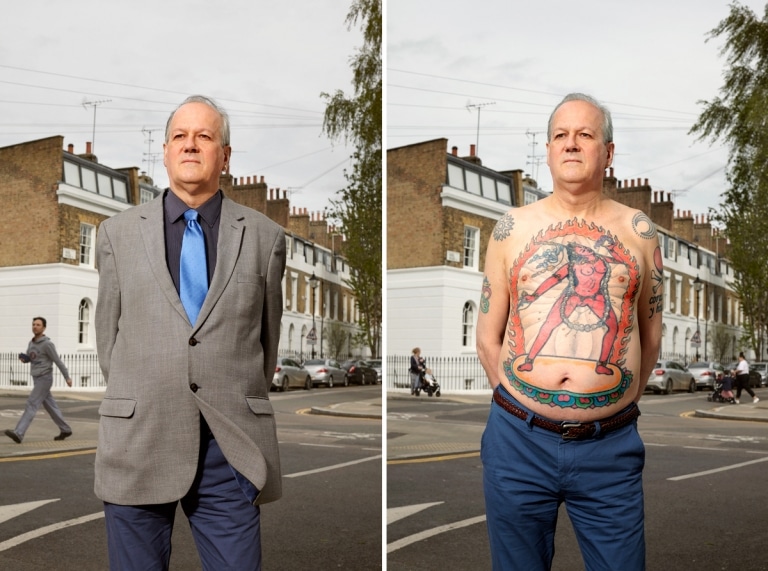 Interview: Portraits of Heavily Tattooed People With and Without Clothes On