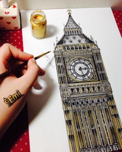 Artist Creates Meticulously Detailed Ink Drawings of Architecture ...