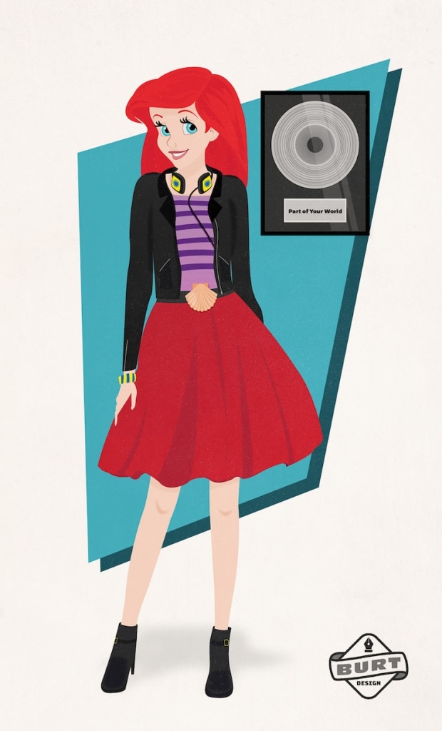 Artist Reimagines Each Disney Princess Working in Their Dream Careers