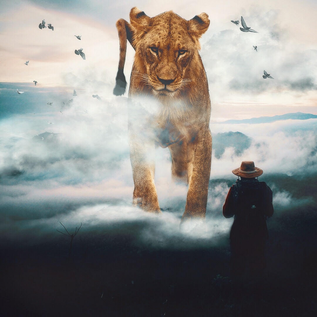 Photoshop Expert Visualizes a World Where Giant Animals Roam the Land ...
