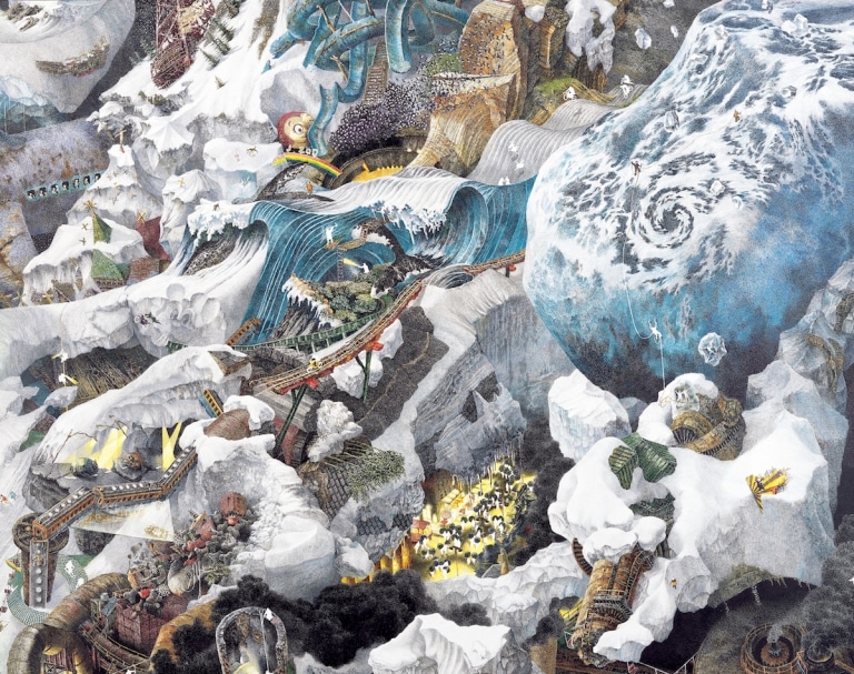 The Intricate, Large-Scale Pen and Ink Drawings of Manabu Ikeda