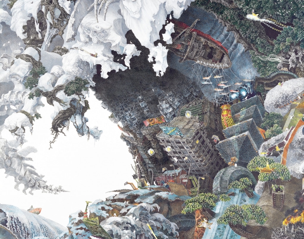 The Intricate, Large-Scale Pen and Ink Drawings of Manabu Ikeda