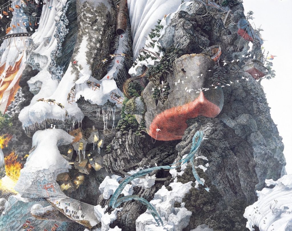 The Intricate, Large-Scale Pen and Ink Drawings of Manabu Ikeda