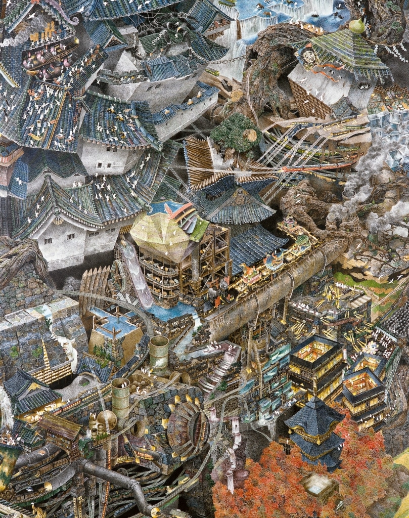 The Intricate, Large-Scale Pen and Ink Drawings of Manabu Ikeda