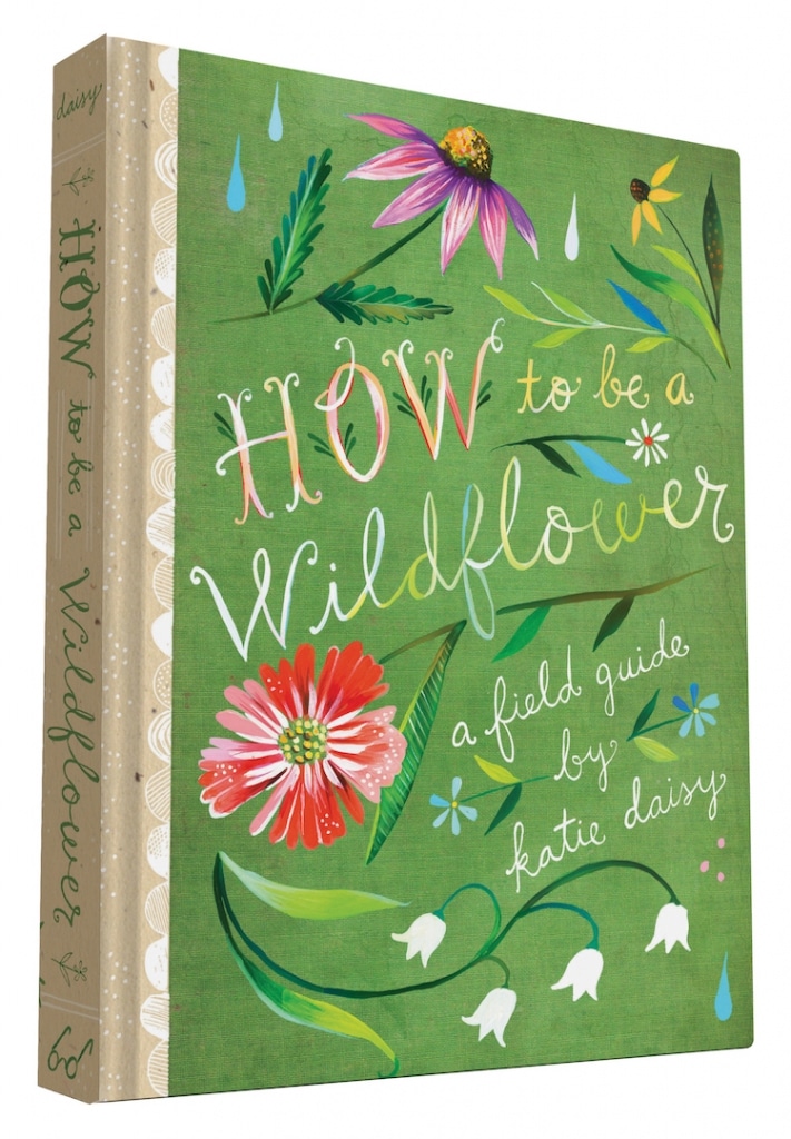 How to Be a Wildflower Field Guide Illustrated Book by Katie Daisy