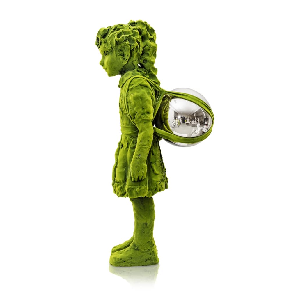 Moss People: A Series of Unique Sculptures of Children by Kim Simonsson