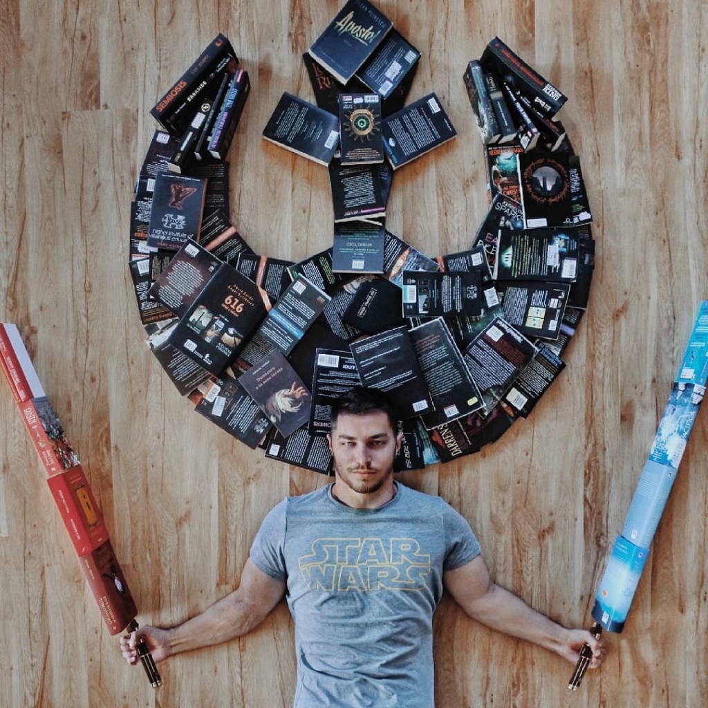 Literature Lover Arranges Creative Book Displays Inspired by Pop Culture