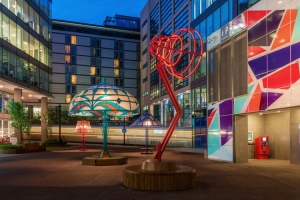 Manchester’s Public Art Features Five Giant Lamp Sculptures