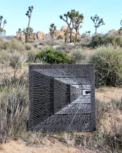 Line Drawing Artist Creates Three-Dimensional Math Art