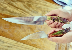 Botanical Hand-Forged Knives Bring the Beauty of Outdoors to the Kitchen