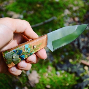 Botanical Hand-Forged Knives Bring the Beauty of Outdoors to the Kitchen