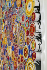 Colorful Paper Quilling Art Creates Kaleidoscopic Relief Sculptures