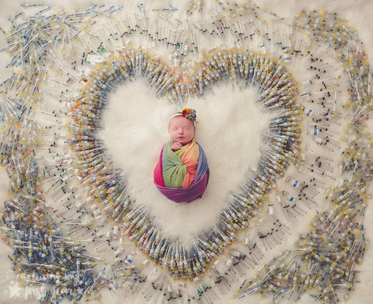 Powerful Newborn Portrait Offers Hope for Those Doing IVF Treatment