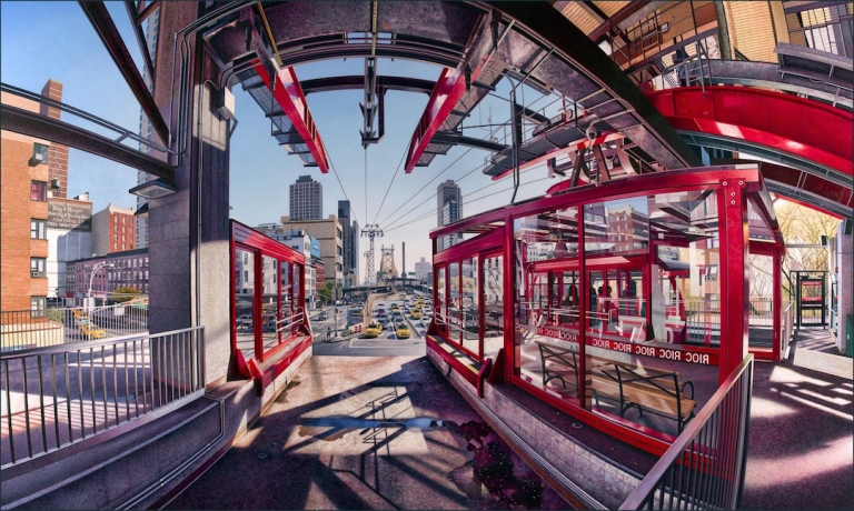 Realistic Cityscape Paintings Immerse the Viewer into Urban Landscapes
