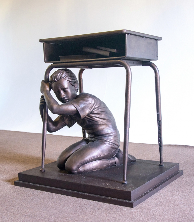 Emotionally Powerful Sculpture Raises Awareness About Gun Violence
