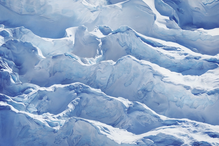 Zaria Forman Brings Awareness to Climate Change in Her Soft Pastel Art