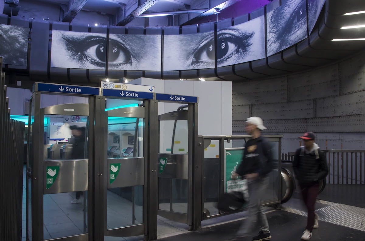 Street Artist JR Takes Over the Paris Metro With His Giant Posters | My ...