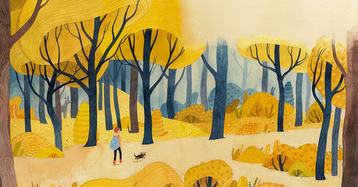 Storybook Illustrations of Adventures Through Colorful Fantasy Lands