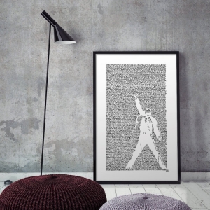 Artist Handwrites Entire Scripts to Create Unique Portraits of Movie ...