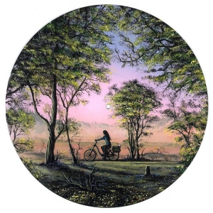 Dazzling Vinyl Art Depicts the Vibrant Landscapes of the World