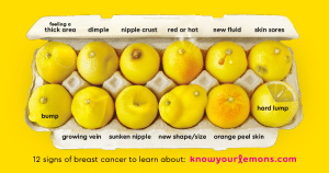 "Know Your Lemons" Graphic Uses Fruit to Show Breast Cancer Symptoms