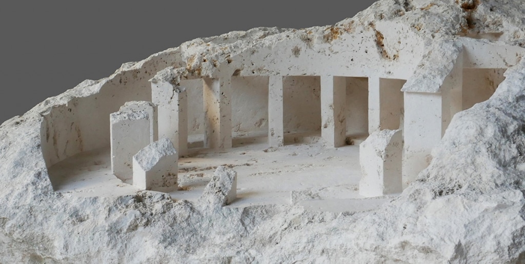 Matthew Simmonds crea maquetas de mármol y esculturas arquitectónicas