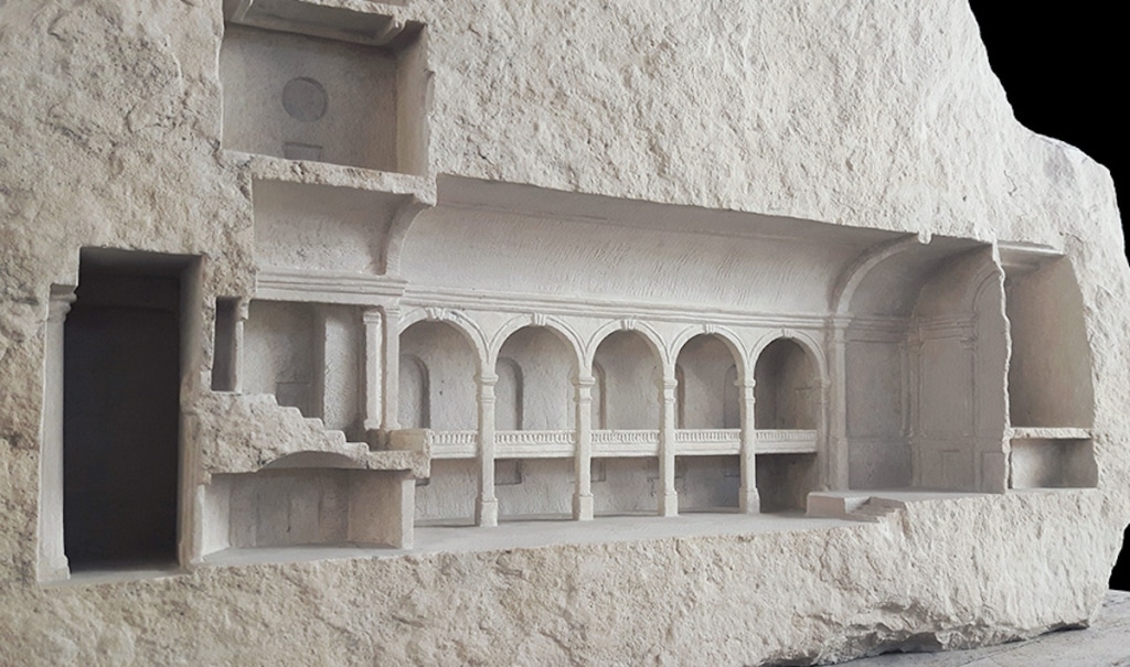 Matthew Simmonds crea maquetas de mármol y esculturas arquitectónicas