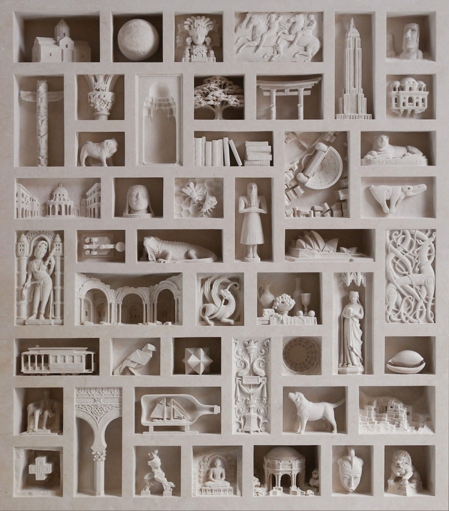Amazing Architectural Interiors and Detailed Objects Carved into Raw ...