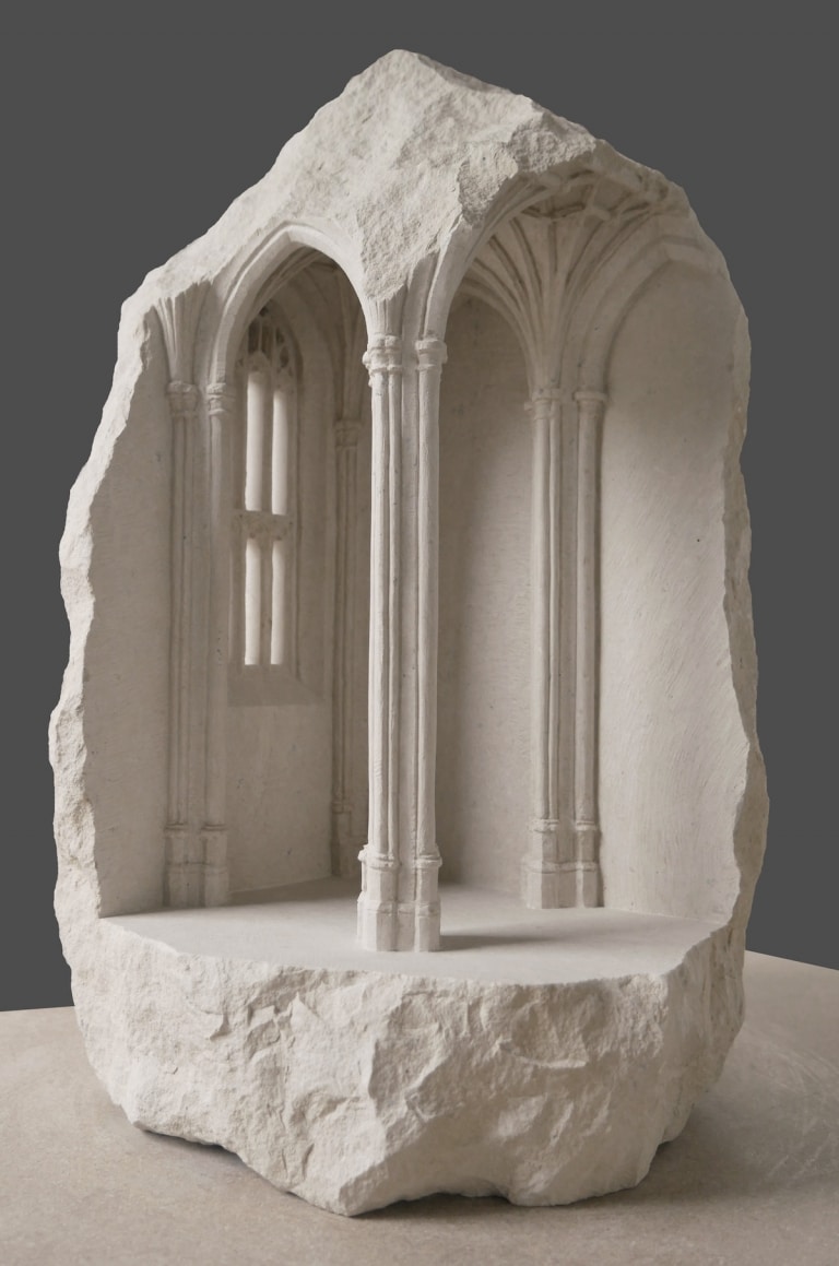 Matthew Simmonds Creates Marble Models and Architectural Sculptures