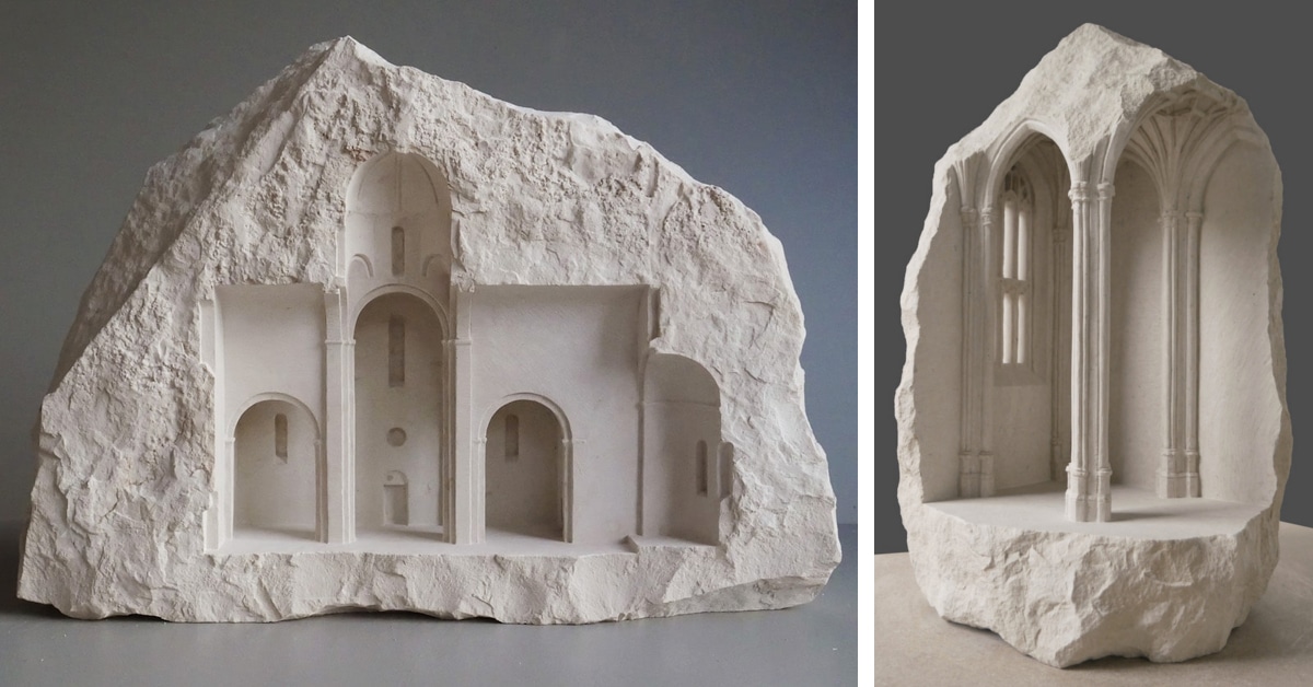 Matthew Simmonds Creates Marble Models and Architectural Sculptures