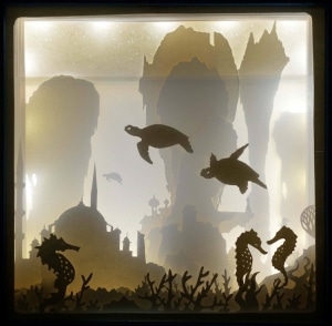 Fairytales Come to Life in Intricate Paper Light Box Art