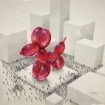 Tiny Painted People Band Together to Form Unique Portrait Art