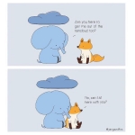 Illustrator Creates Adorable Animal Comics That Inspire Self-Love