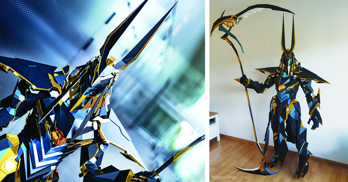 Girl Spends 1,000 Hours Crafting Incredible Anubis Costume From PVC