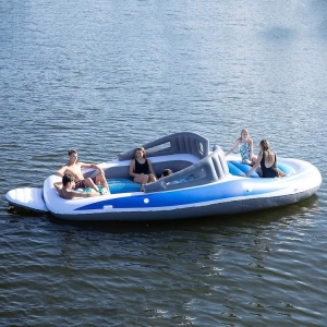 Float on Water in Style with This Inflatable Party Boat