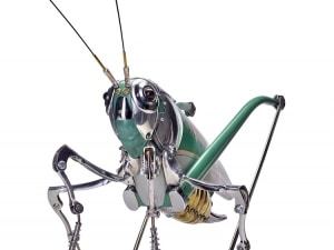 Incredible Scrap Metal Sculptures Look Like Real Insects