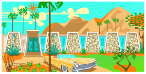 How Odd Jobs Helped Nat Reed Create His Retro-Inspired Illustrations